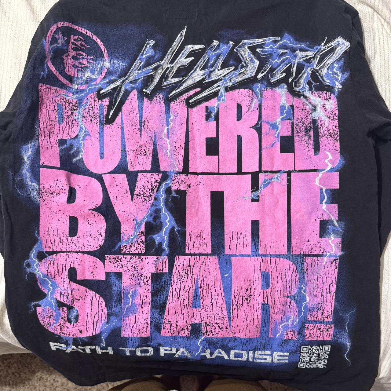 Hellstar Powered by the Star long sleeve Adult... - Depop