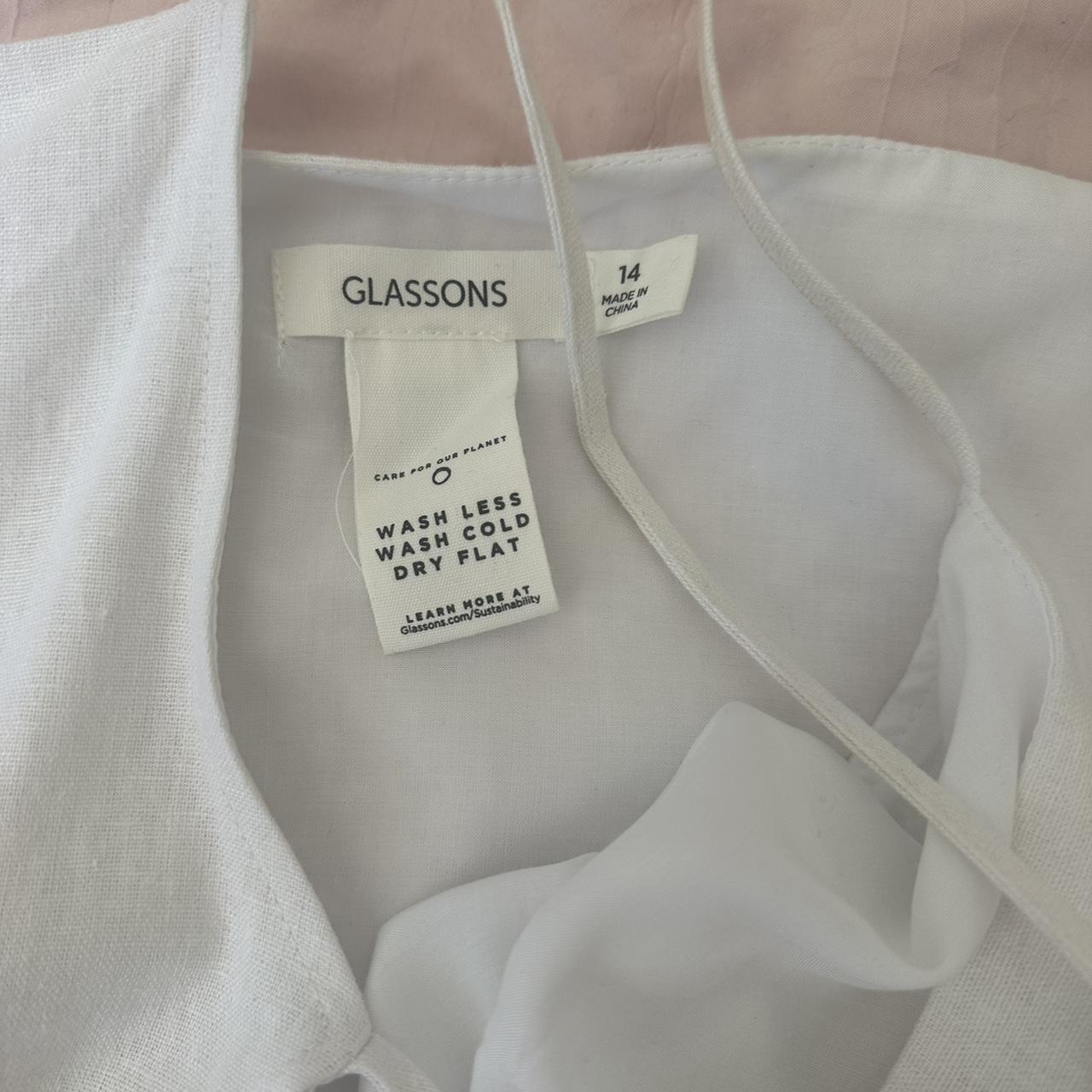 Glassons linen tie top size 14 - Depop