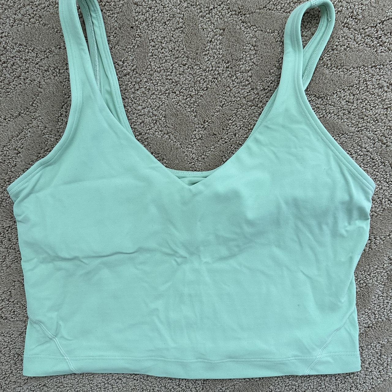 lululemon Align™ Tank Top. Mint green, the photo is... - Depop