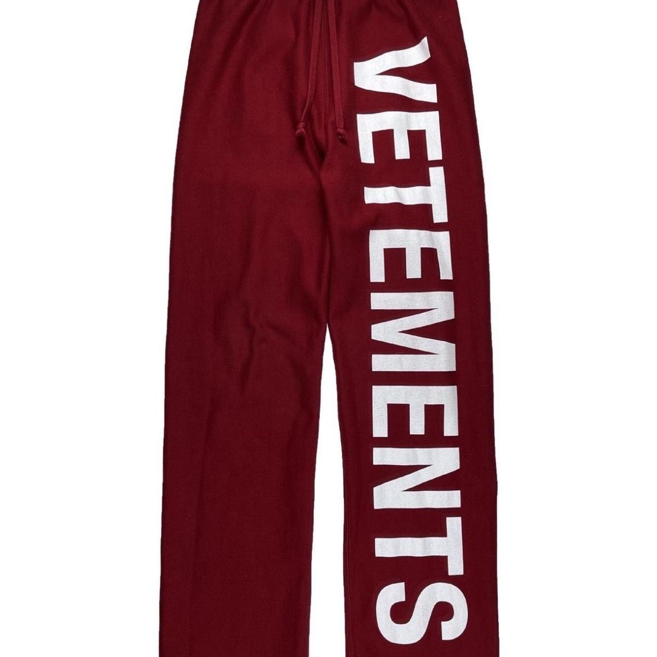 NFS AW18 Vetements Big Logo Sweatpants -Real... | Depop