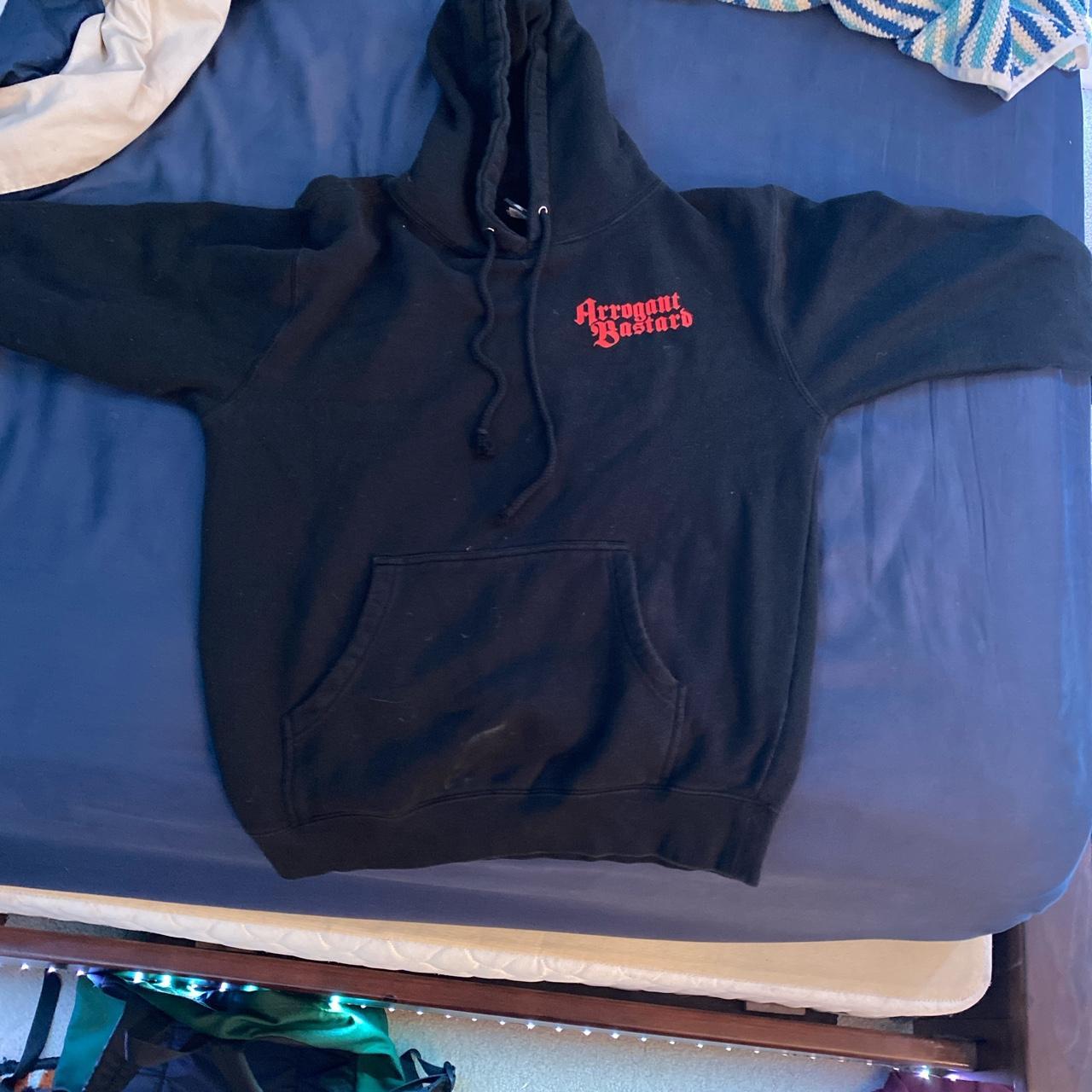 Medium Arrogant Bastards Black Hoodie Great... - Depop