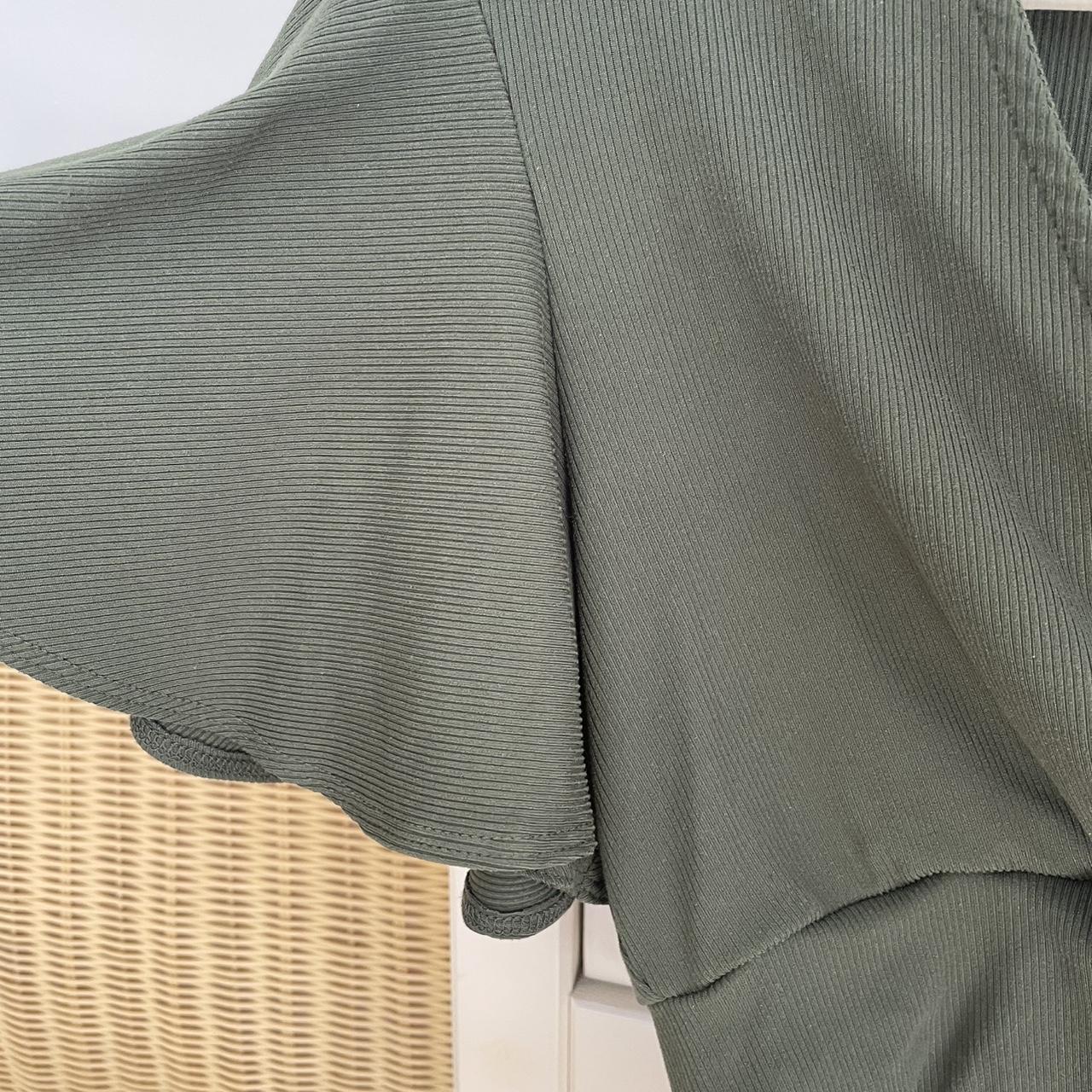 Cider Green Wrap Crop Top #croptop - Depop