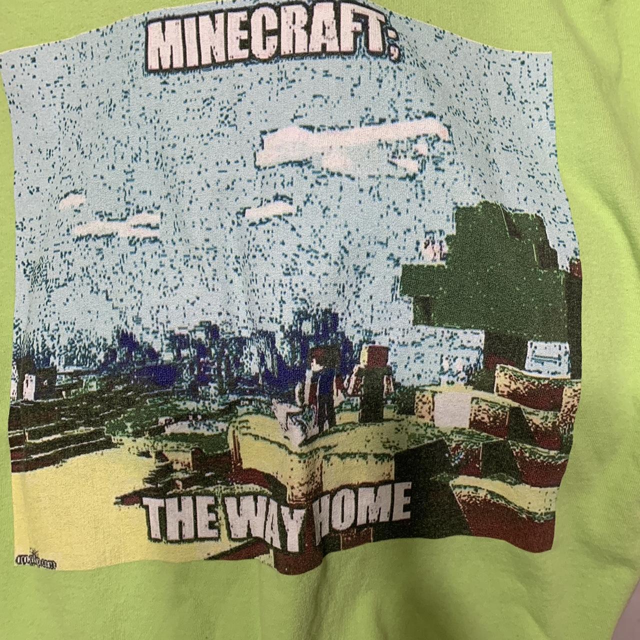 Deepfried Minecraft shirt that says “Minecraft: the... - Depop