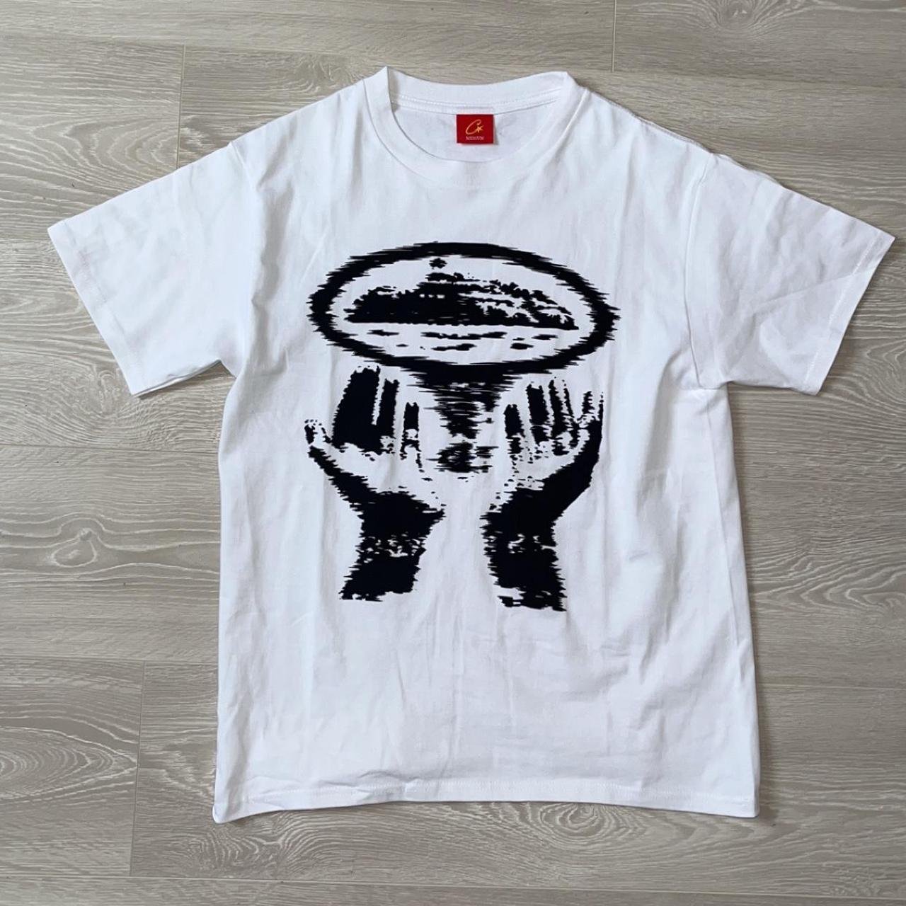 Cortiez Vortex Hands tee Size - Medium Condition -... - Depop