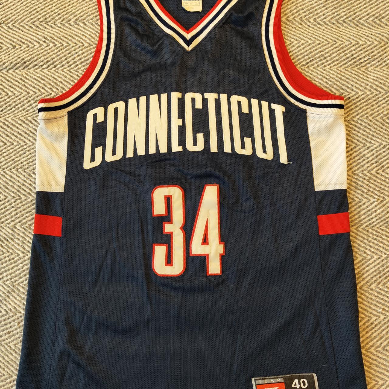 Vintage Nike Ray Allen UCONN Connecticut Huskies... - Depop