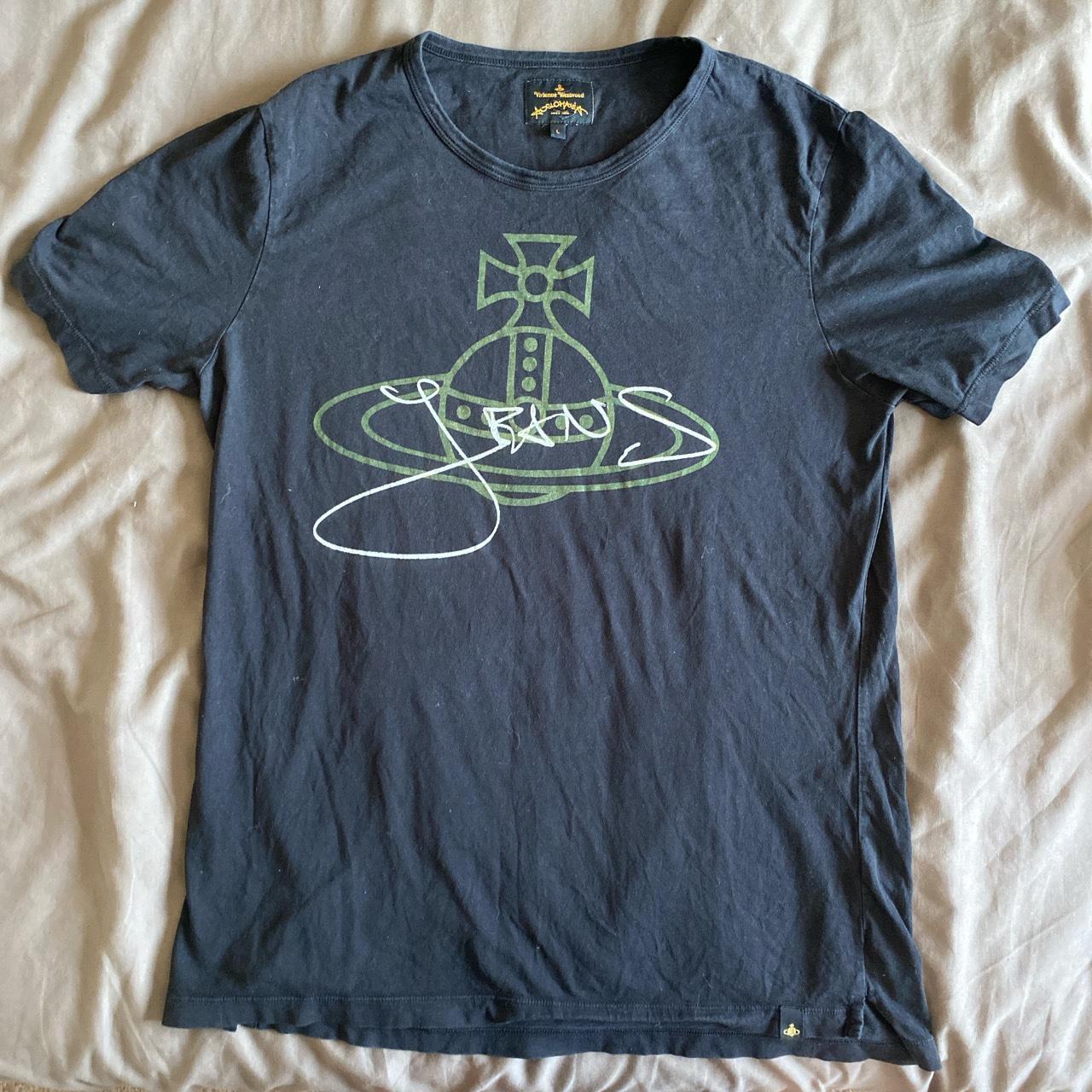 Vivienne Westwood Men's Black T-shirt | Depop