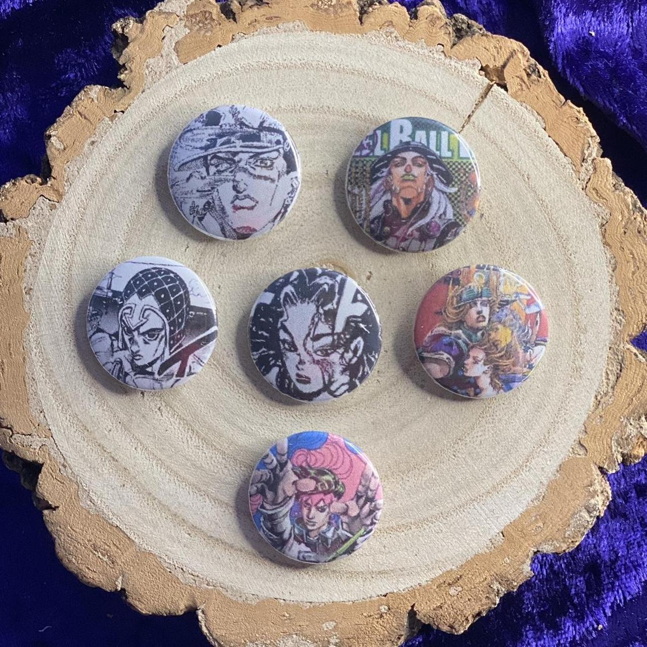jjba button badges ♥️ one badge for £1 any three... - Depop