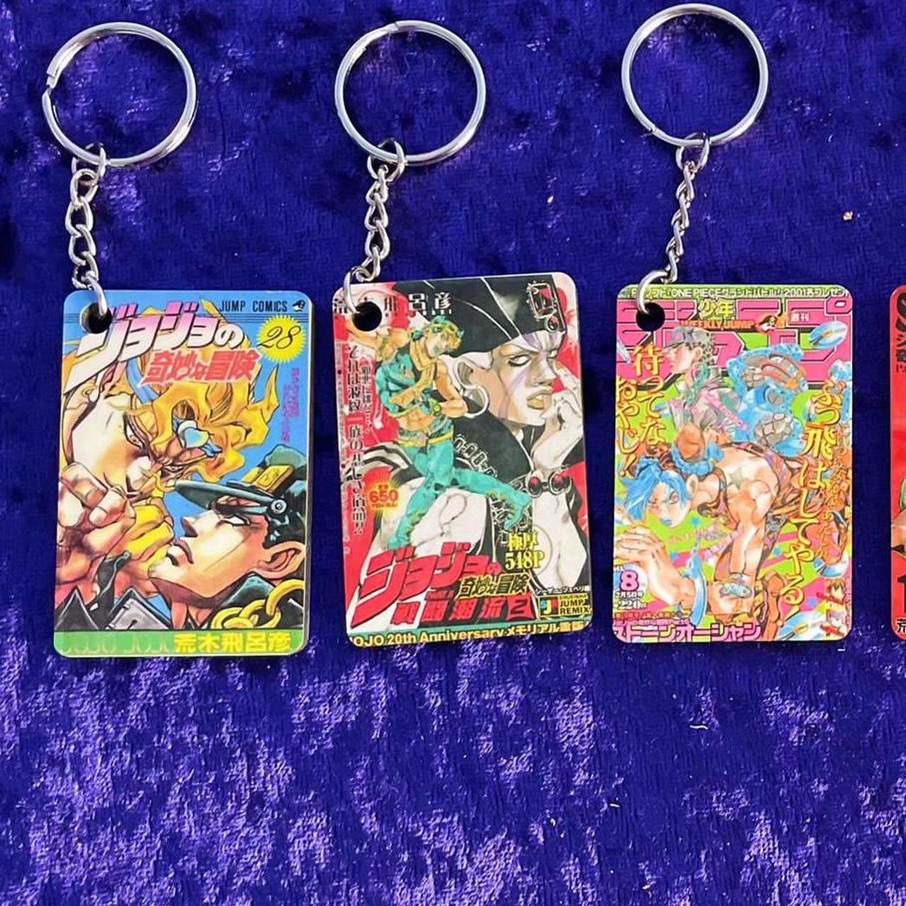 jojos bizarre adventure keyrings 💛 these keyrings... - Depop