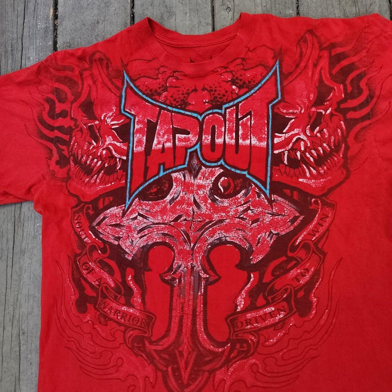 Y2K TAPOUT Skull And Cross T Shirt - Y2K Style... - Depop