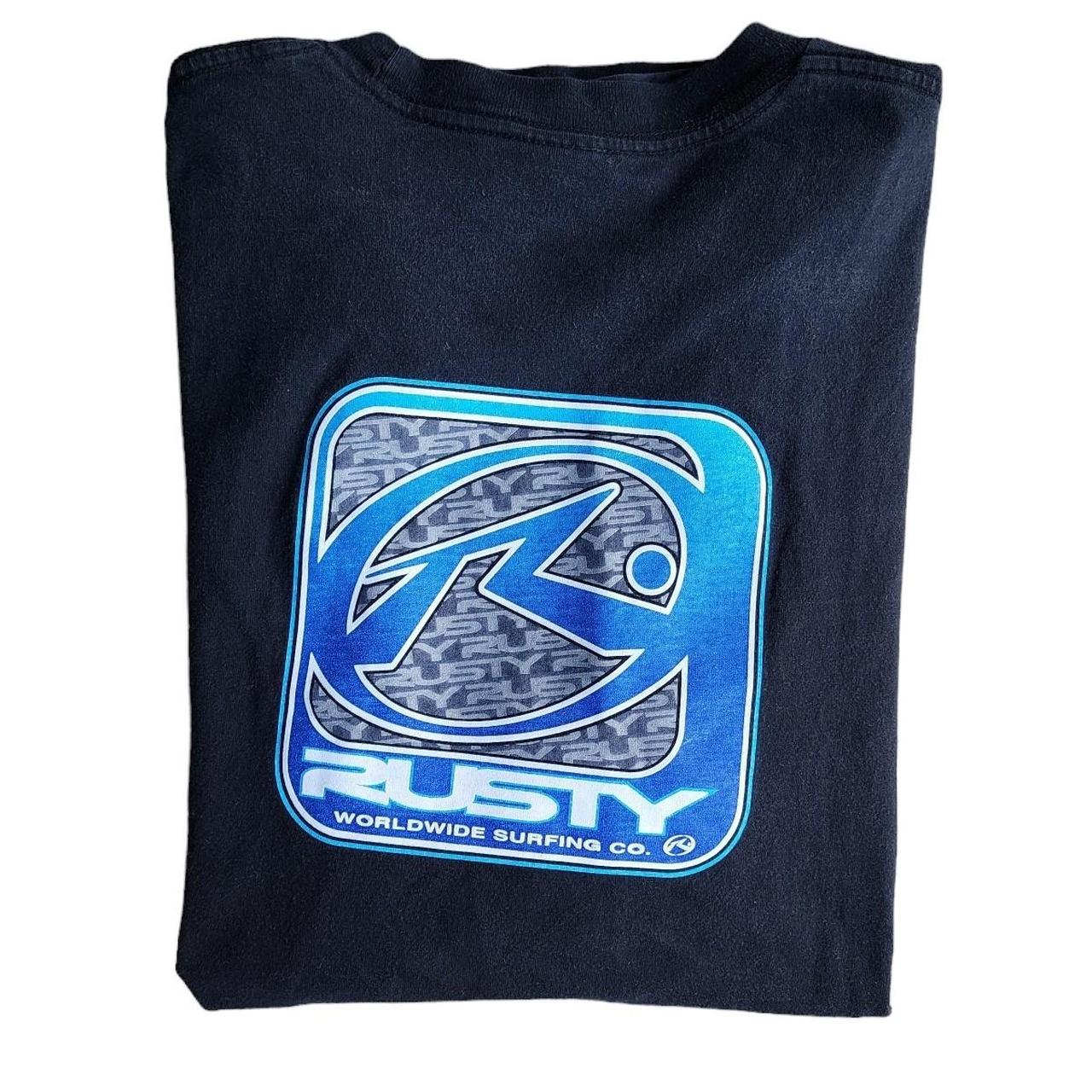 Vintage Y2K Rusty Surfwear T Shirt - No Flaws Or... - Depop