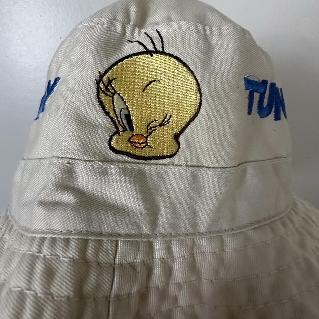 Looney Tunes Bucket Hat 💙 - Khaki - Embroidered... - Depop