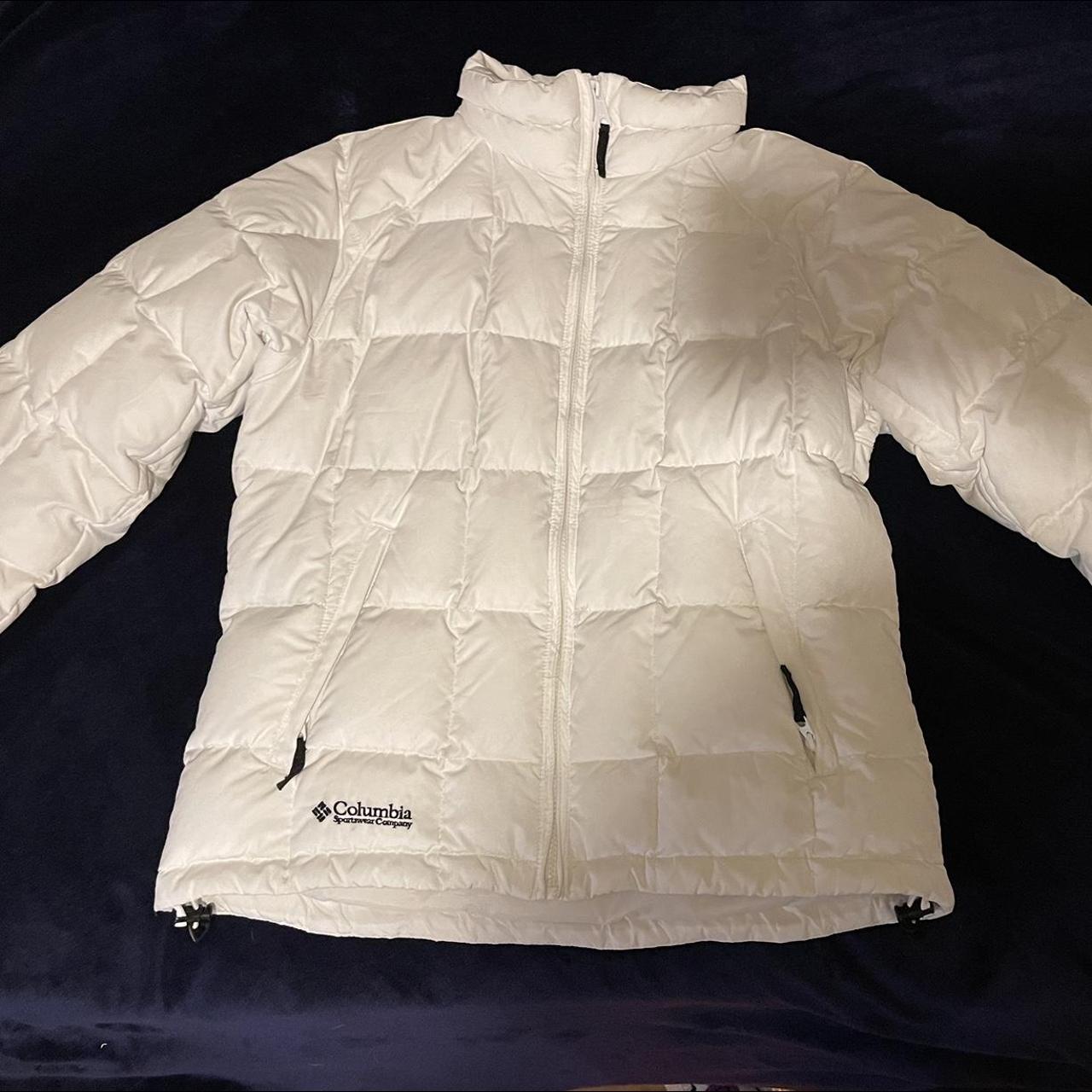 White Columbia Puffer jacket... - Depop