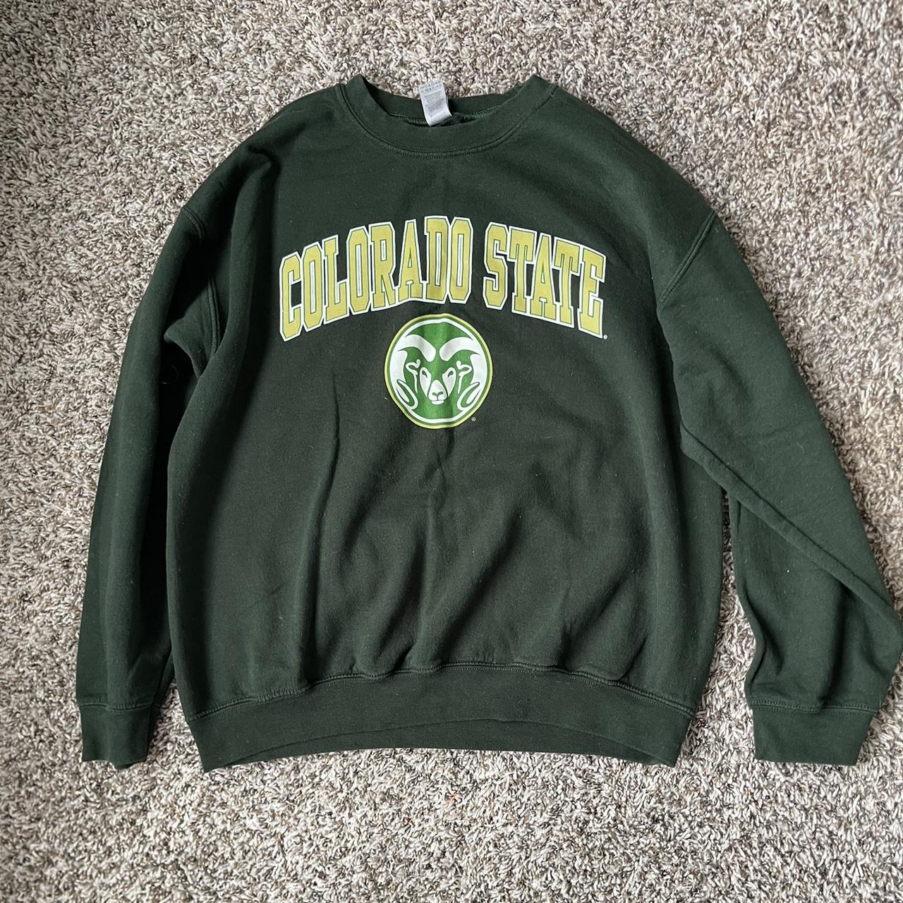 VINTAGE COLORADO STATE CREWNECK size-large... - Depop