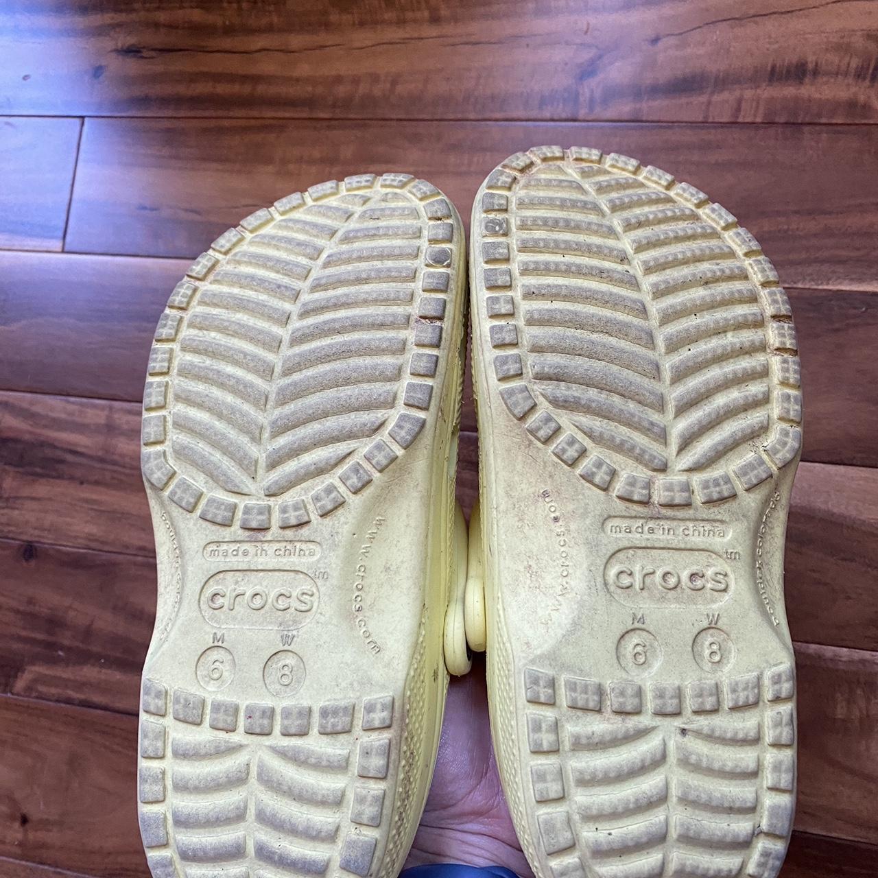 Yellow classic crocs Jibbitz not included, this is... - Depop