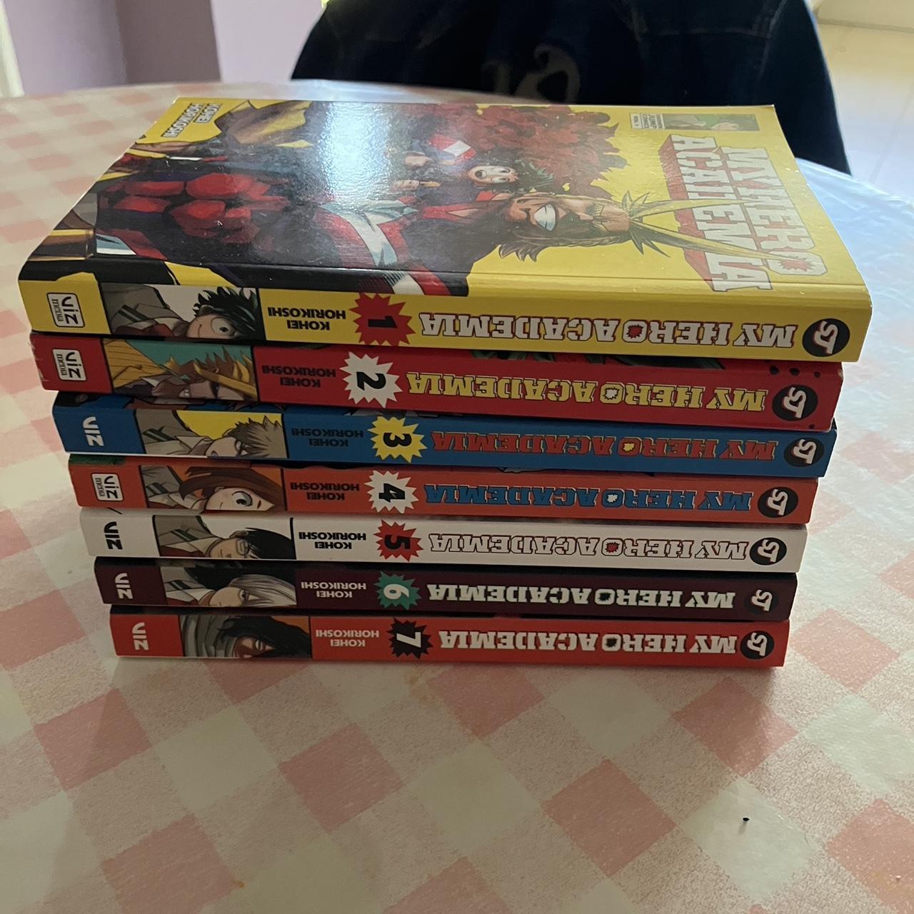 My Hero Academia Manga volume 1-7 set All are in... - Depop