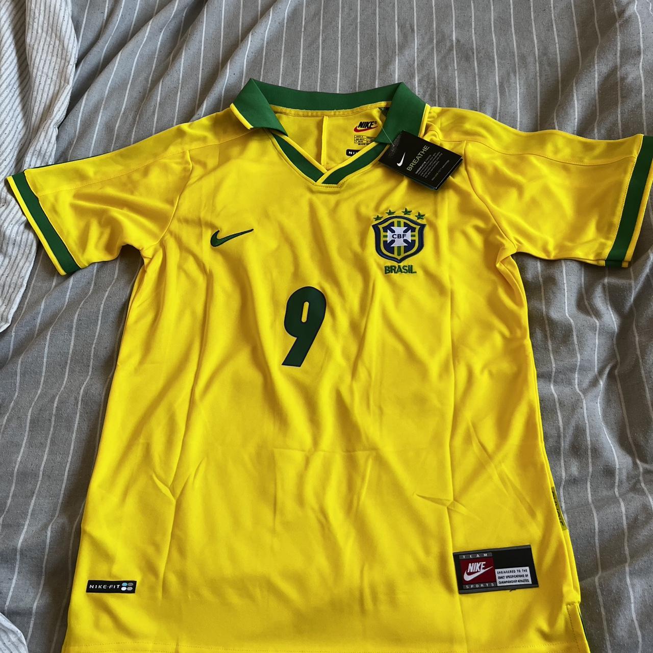 R9 Brazil kit #brazil #ronaldo #brazilian football | Depop