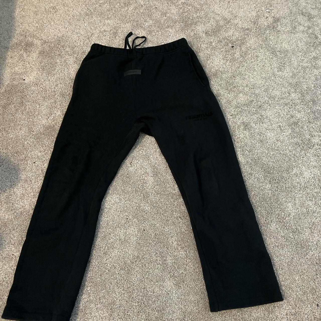 Essentials open leg sweats - Depop