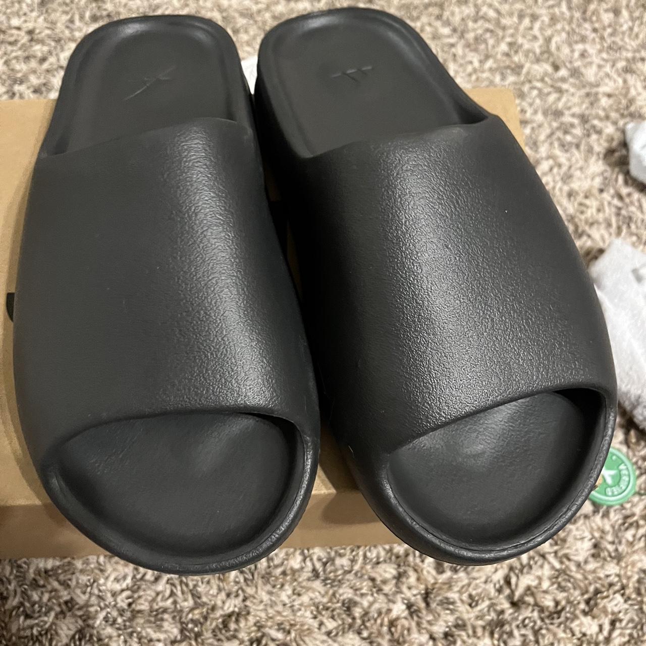 New With Box Og all yeezy slide onyx - Depop