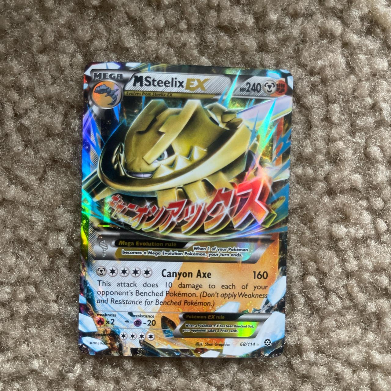 Mega Steelix Ex Pokémon card #PokemonTCG | Depop