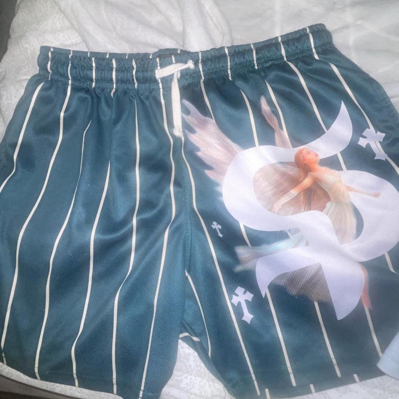 Saint Potential graphic shorts. 10/10 condition... - Depop