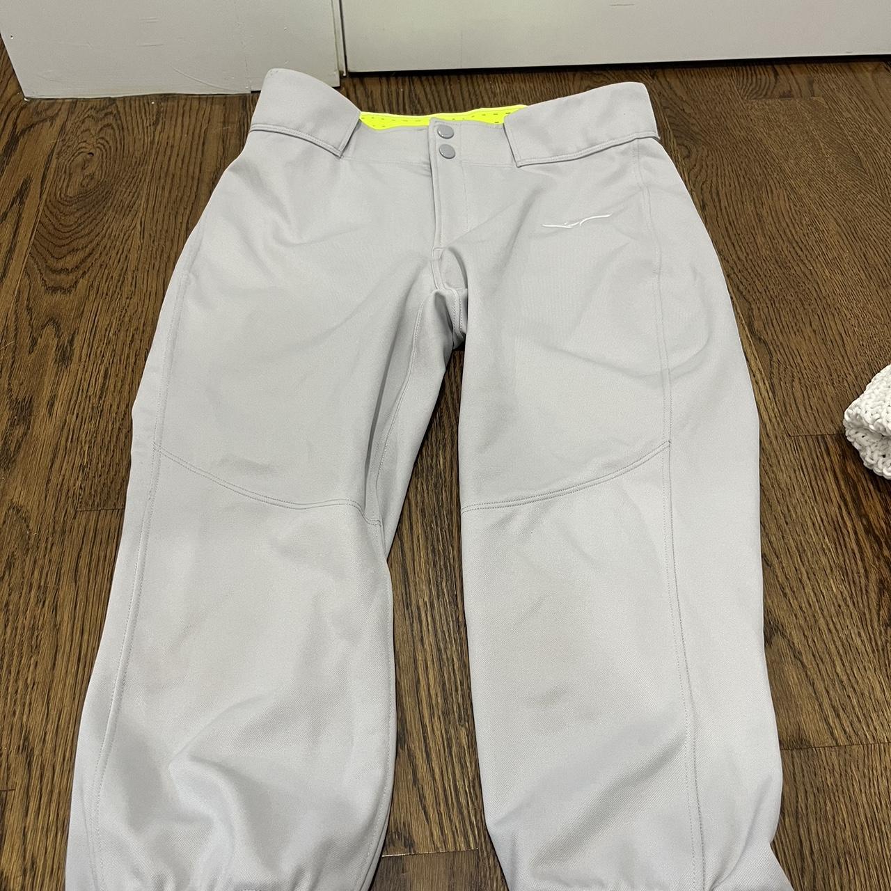 Women’s Light Gray Softball Pants only worn a few... - Depop
