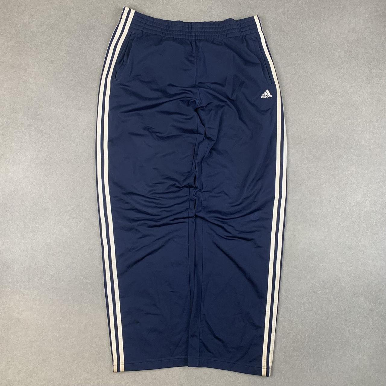 1519 Vintage adidas baggy tracksuit pants 00s y2k... - Depop