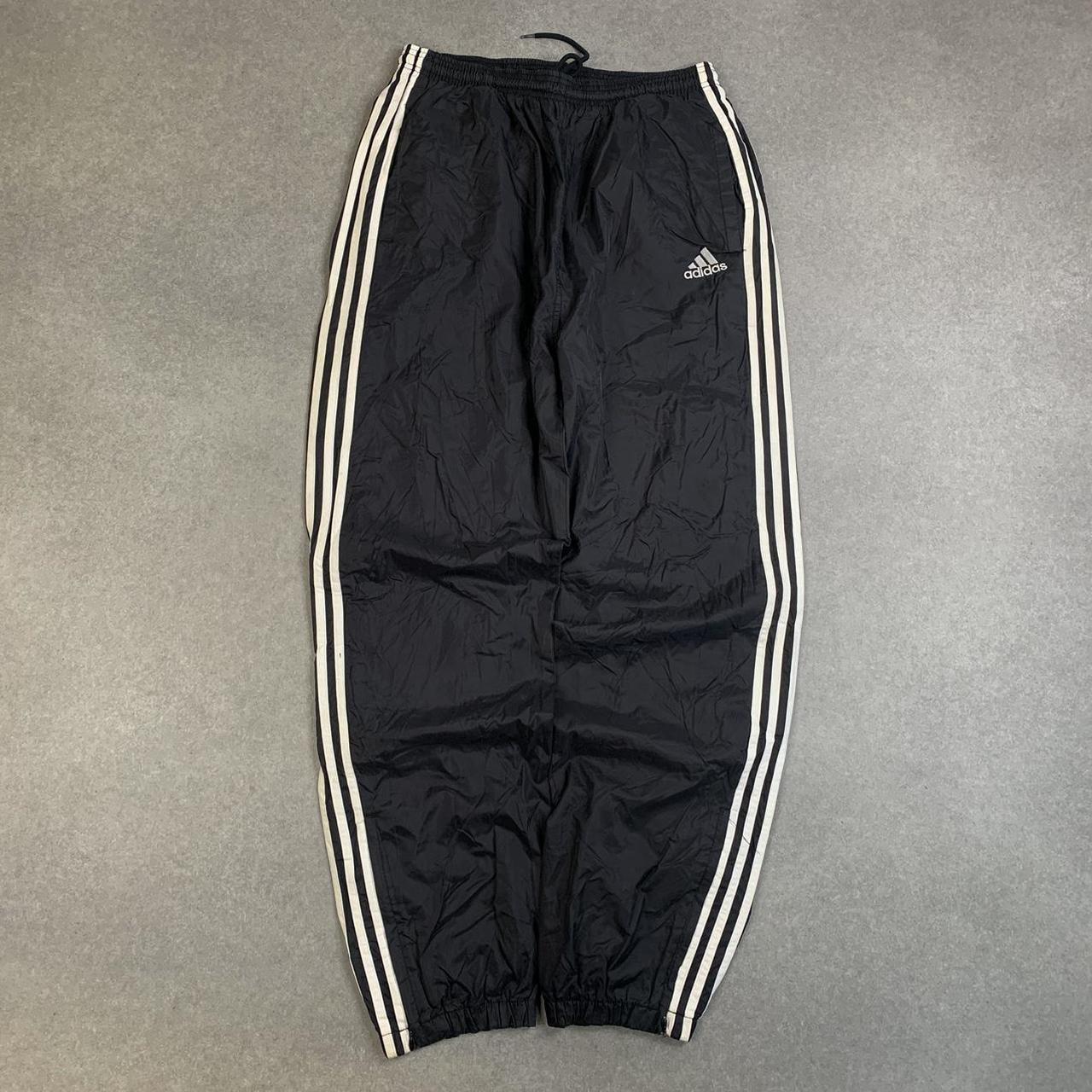 2303 Vintage Adidas baggy tracksuit pants 00s y2k... - Depop