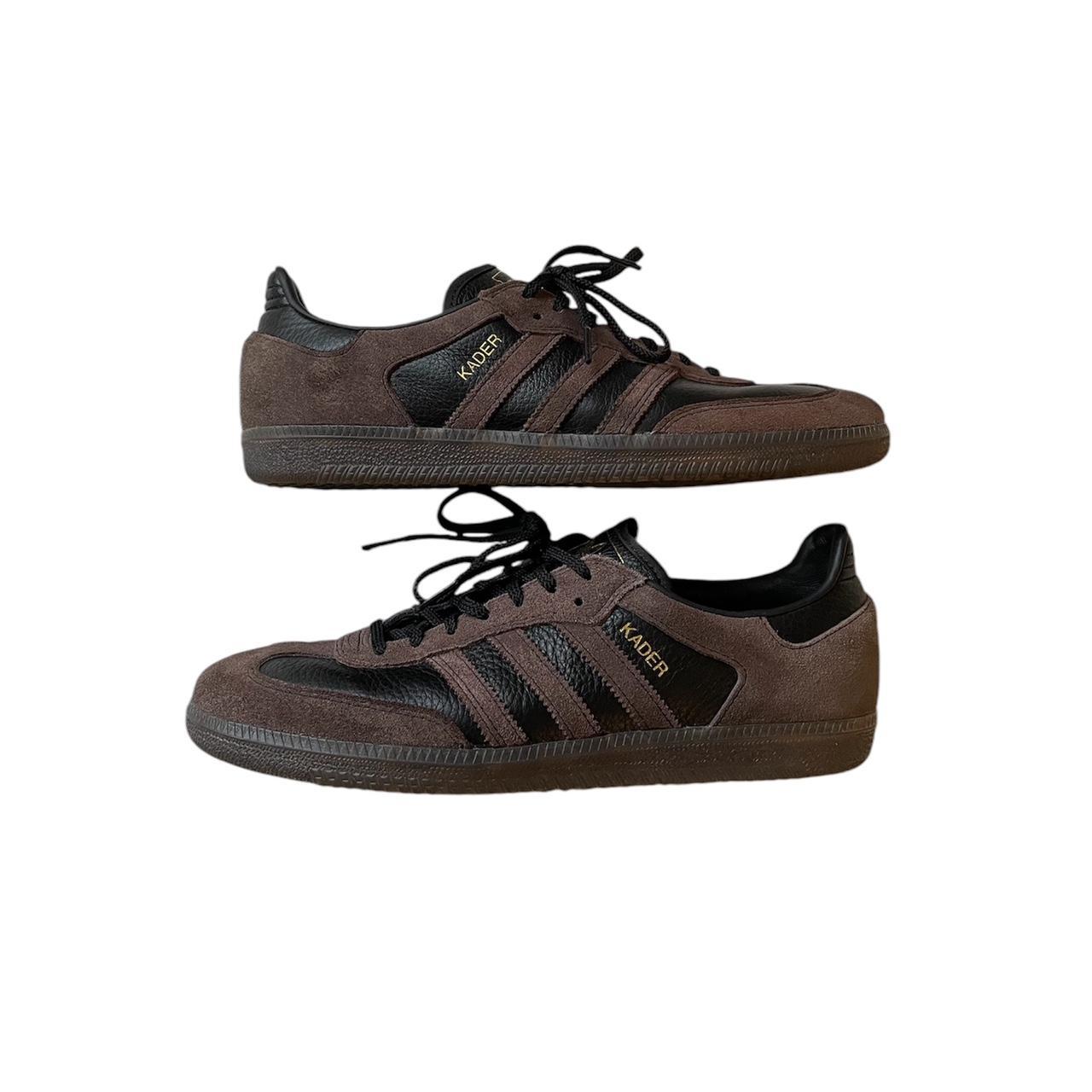 Adidas Kader Samba ADV Dark Brown/ Black Size... - Depop