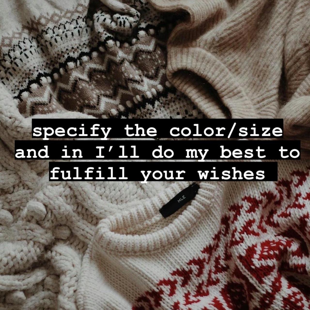 Sweater bundles! Guidelines in second image and... - Depop