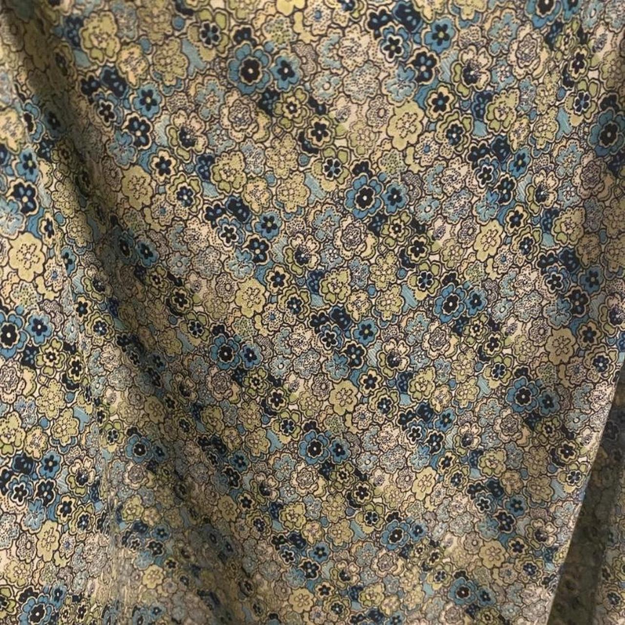 Rampage Women's Green and Blue Dress | Depop