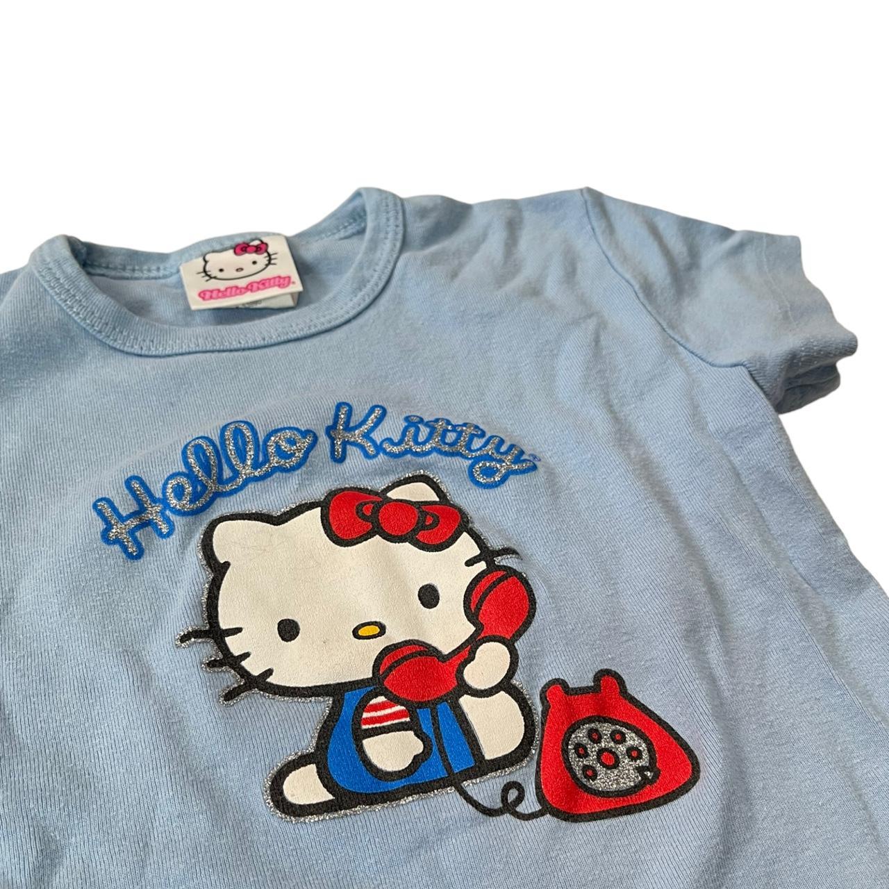 Hello Kitty Blue T-shirt | Depop