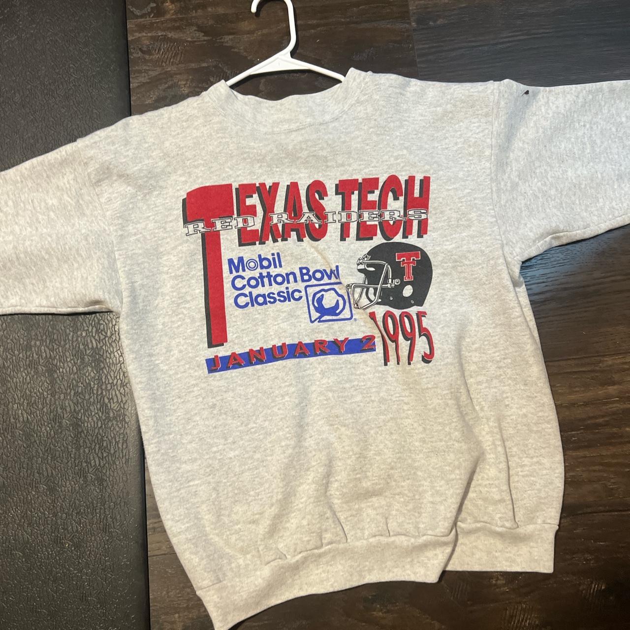 Texas tech vintage crew neck ****FITS SMALL****** - Depop