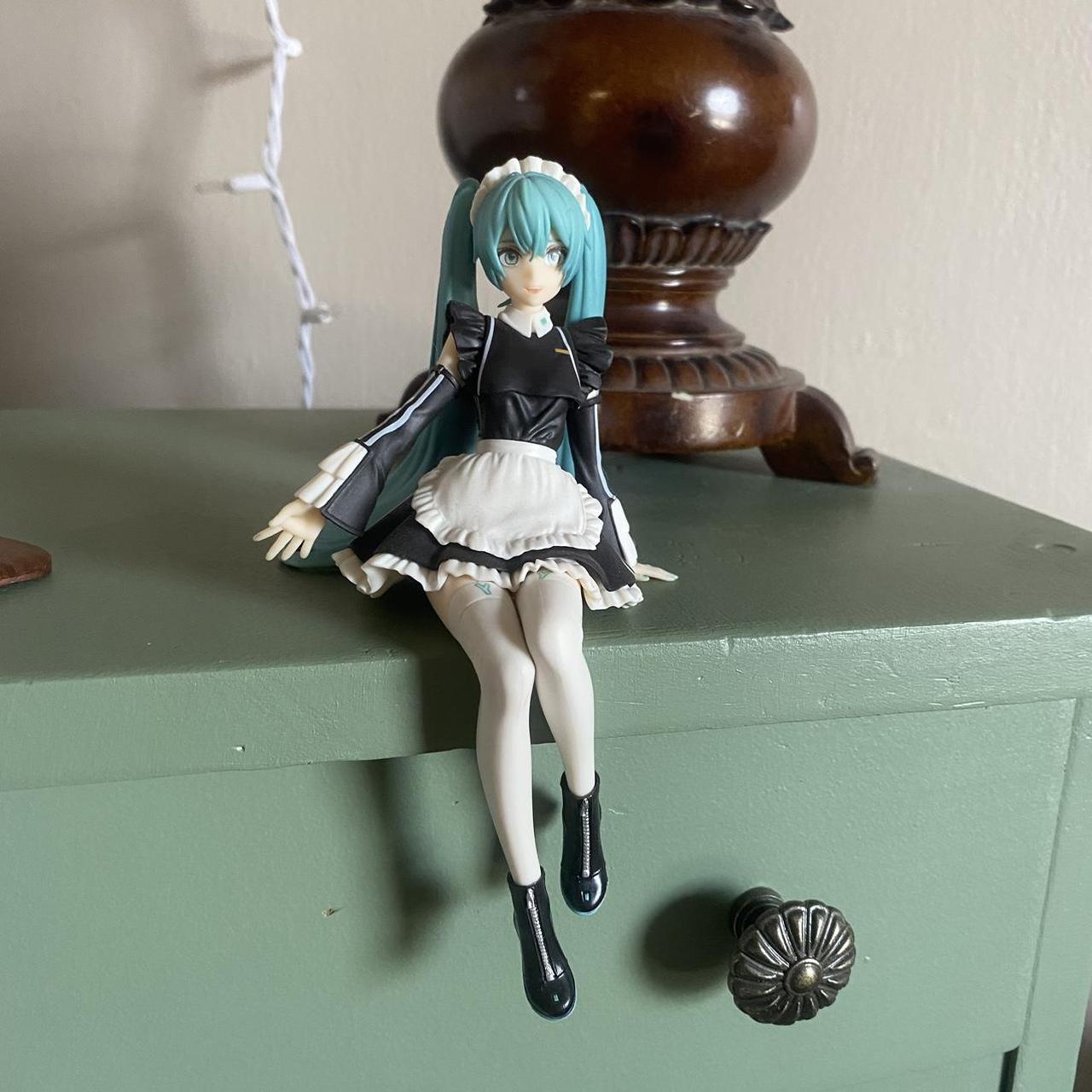 Hatsune Miku sitting figure! Adorable and perfect... - Depop