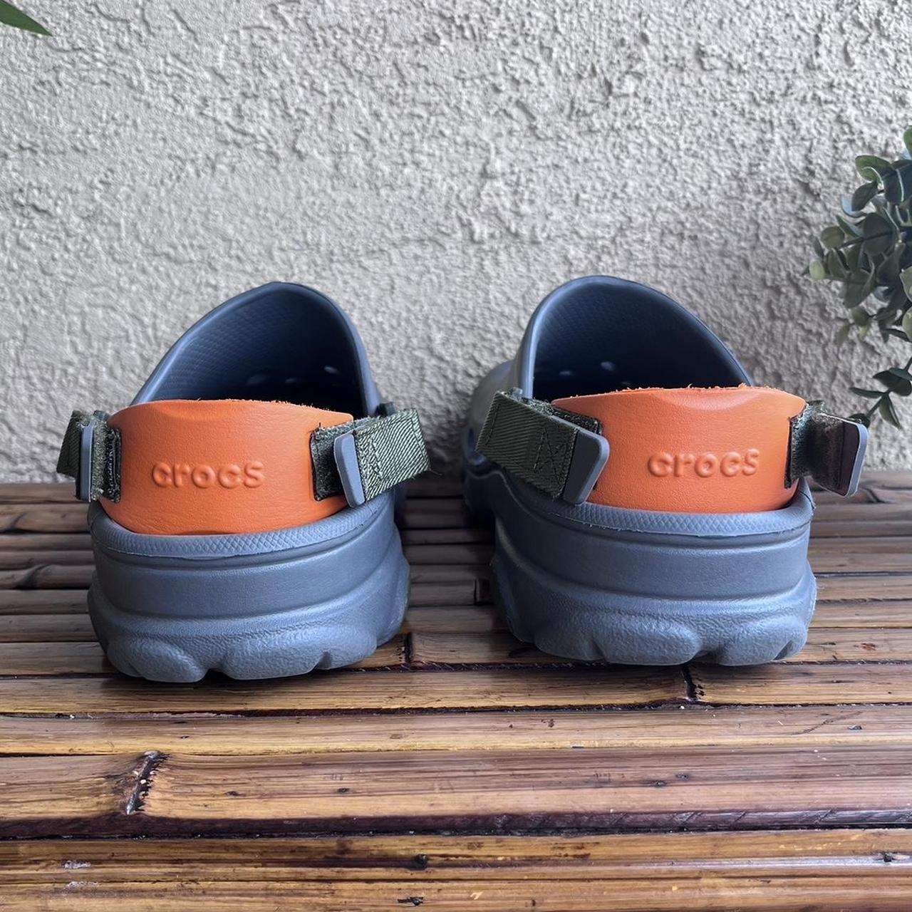 Grey Crocs Classic All-terrain Clogs Men’s size 8 ,... - Depop