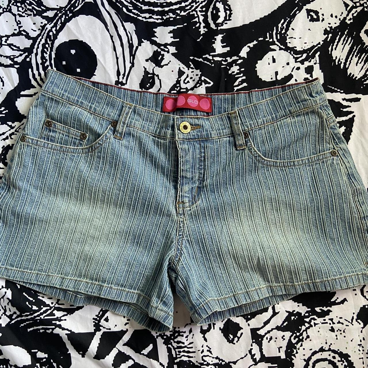 wide leg jean shorts 🌸 chunky mom shorts. perfect... - Depop