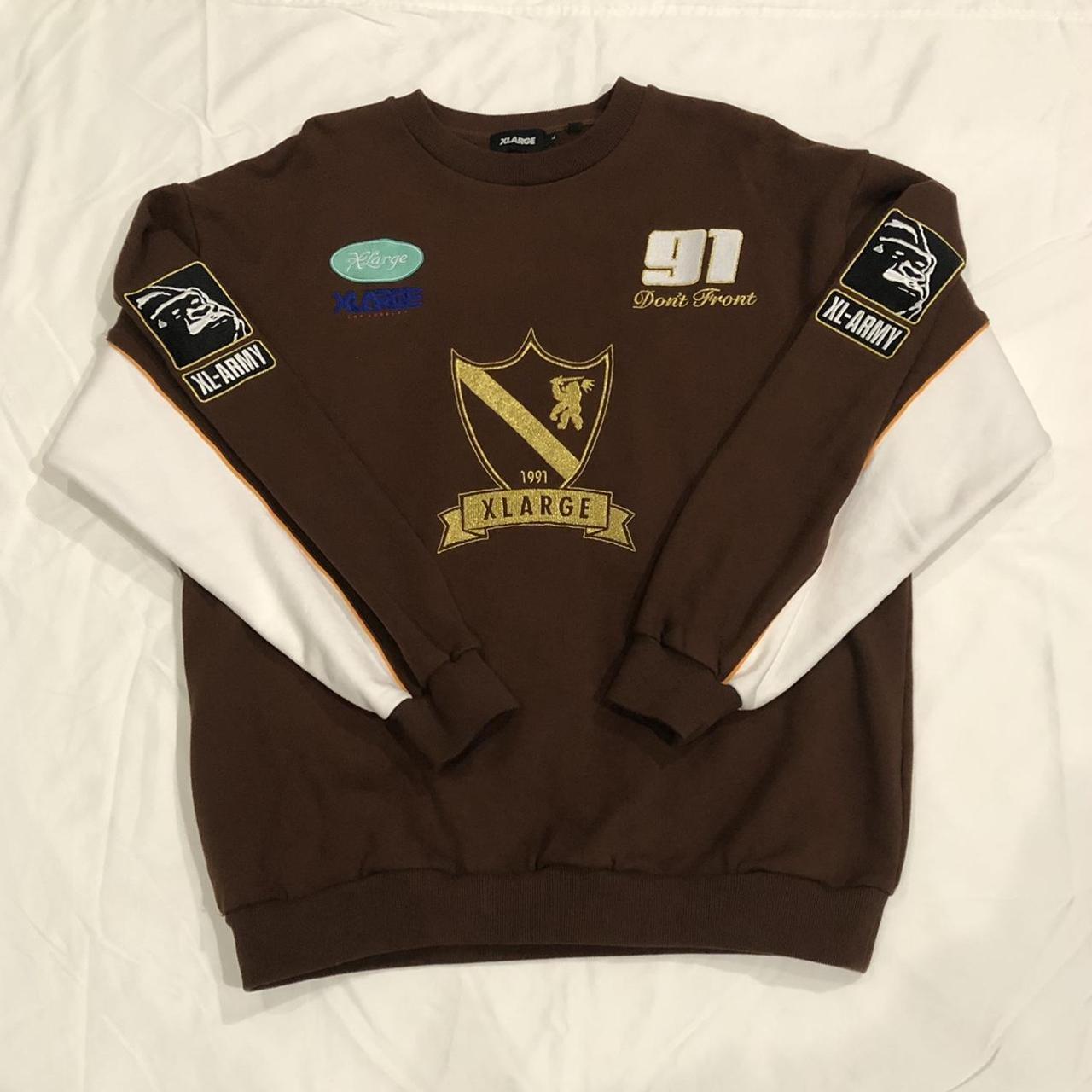 XLARGE Los Angeles Streetwear XL-Army Gorillas Panel... - Depop