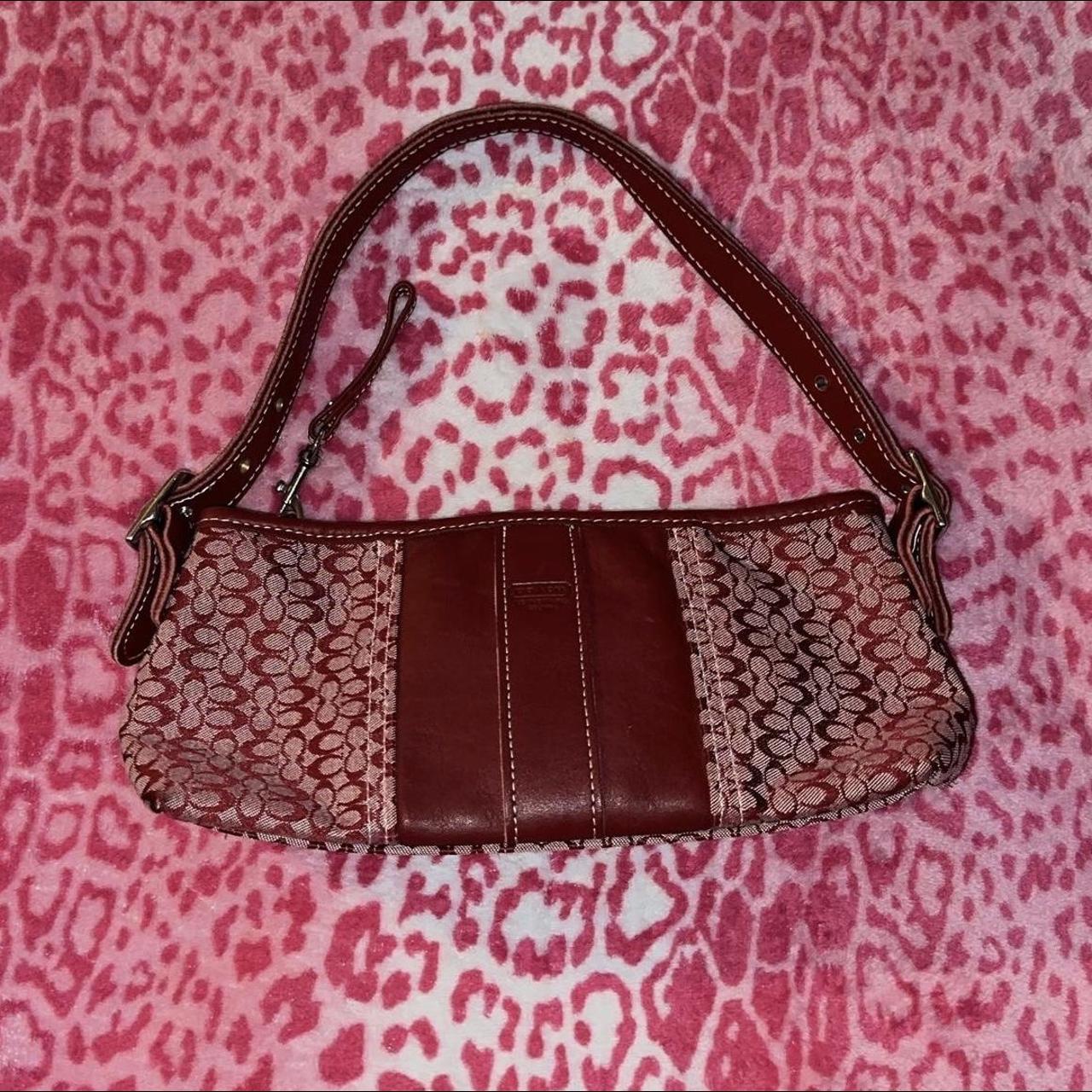 Small Red Leather Coach Purse! ★ In GREAT... - Depop
