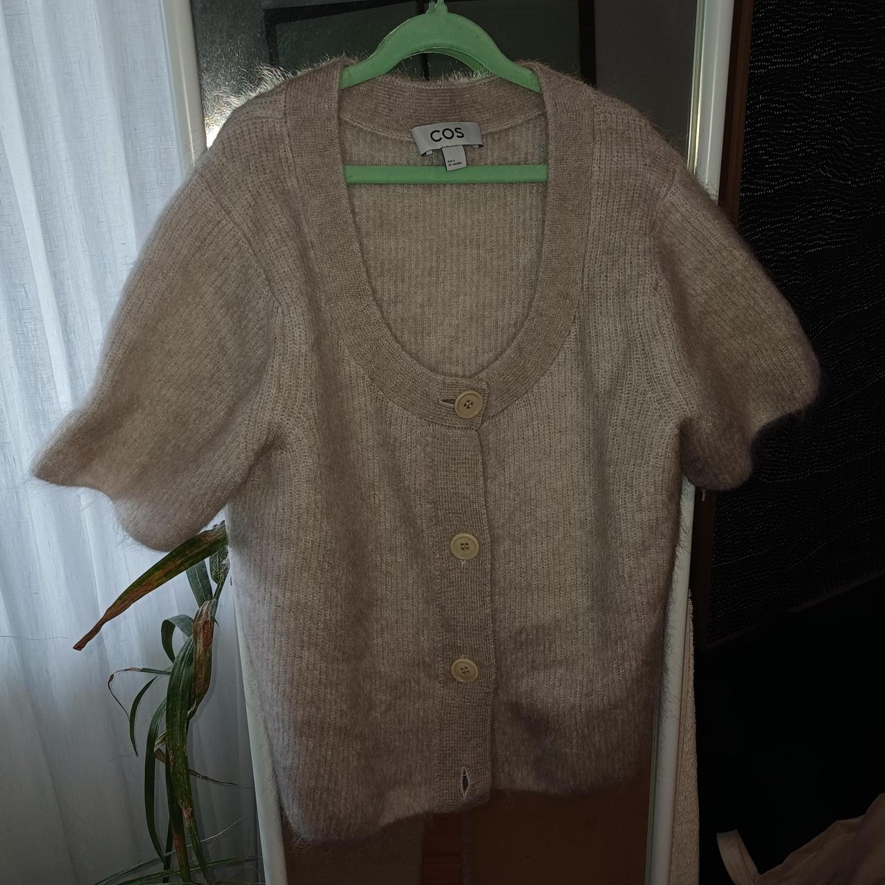 cute angora mix Cos top. never worn. perfect for spring | Depop