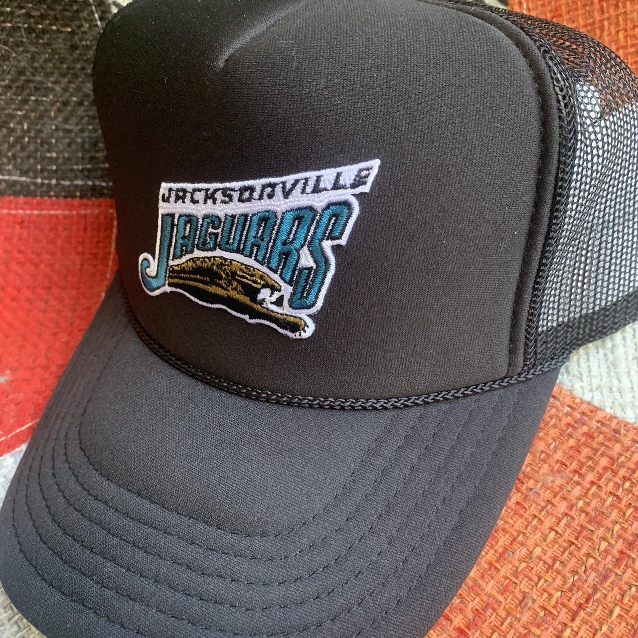 New Vintage Black 90’s Jaguars Trucker Hat #jaguars... | Depop