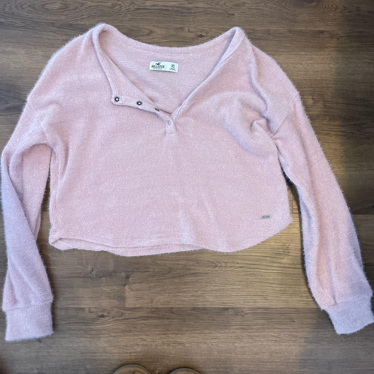Hollister Pink Sweater ☆ • SO SOFT • very comfy... - Depop