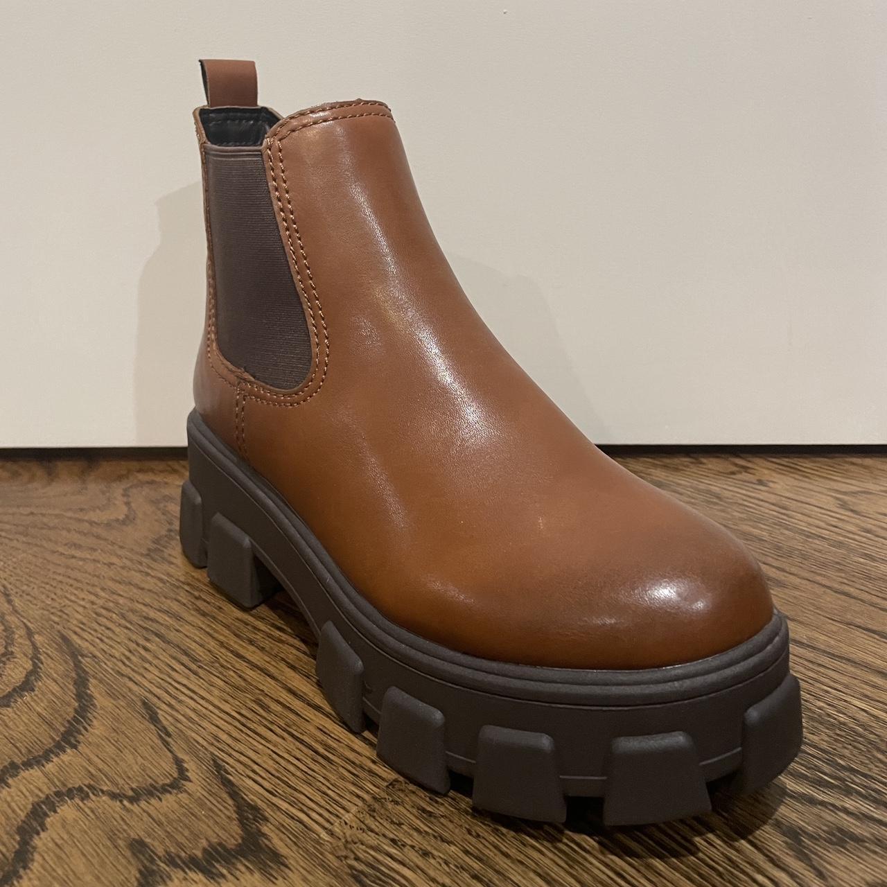 Circus NY Brown Platform Boots Size 7.5 Like New -... - Depop