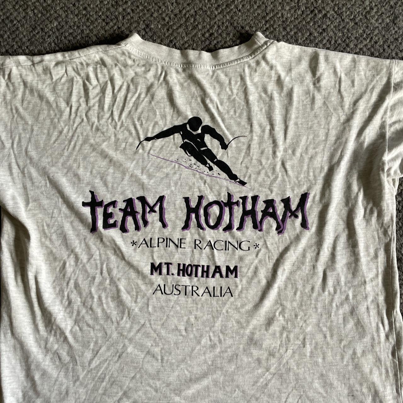 Vintage Mount Hotham ski team long sleeve tee... - Depop