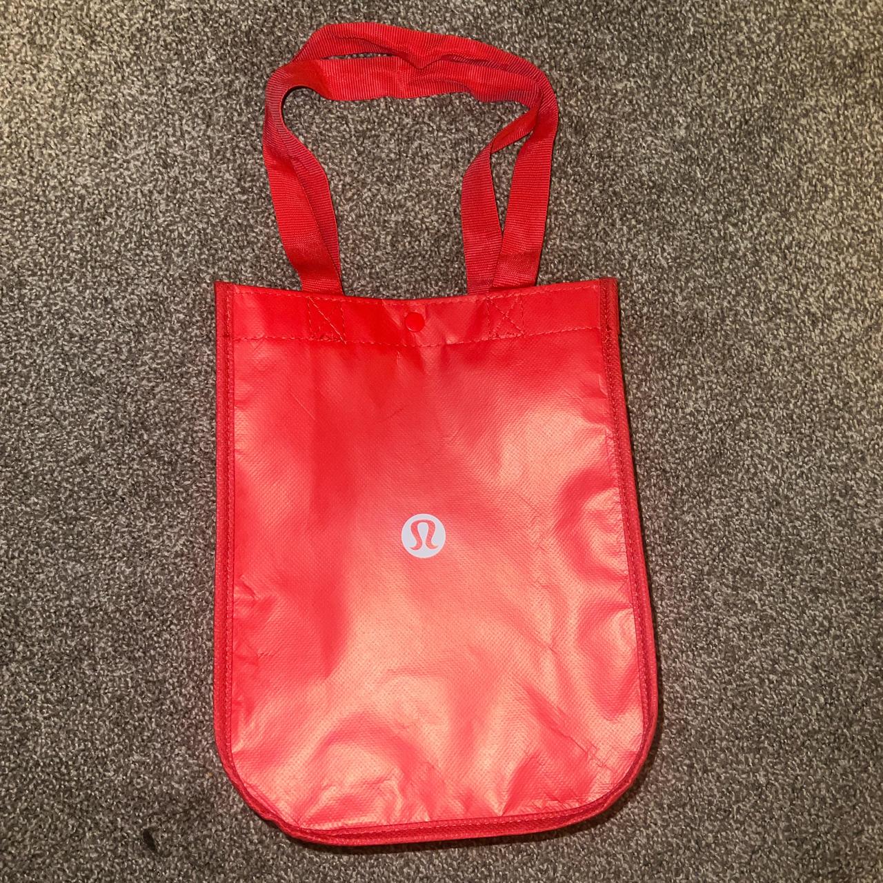 Lululemon red tote bag. Never used - Depop