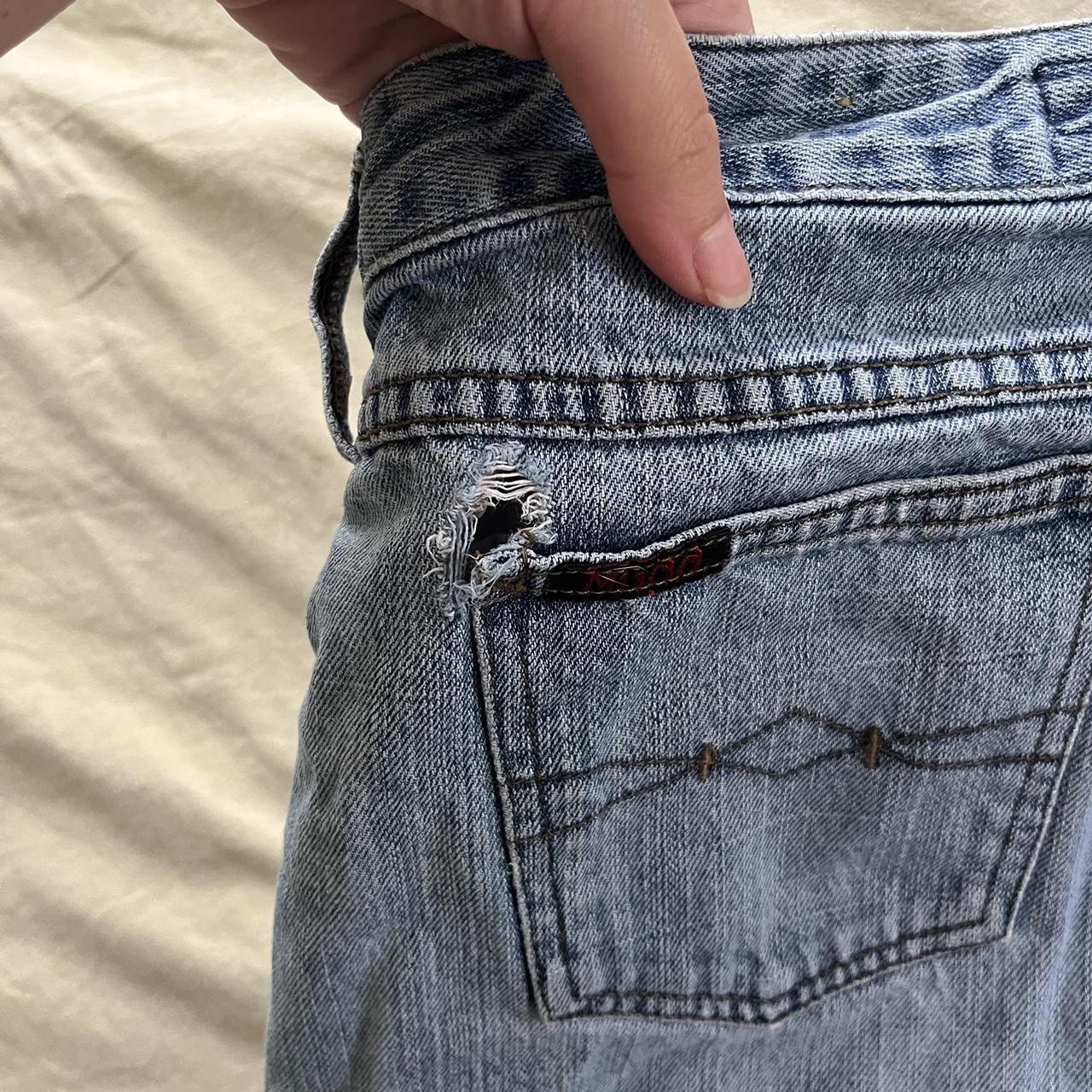 Mudd Yo! Denim skirt labeled size 9 best fit for a... - Depop