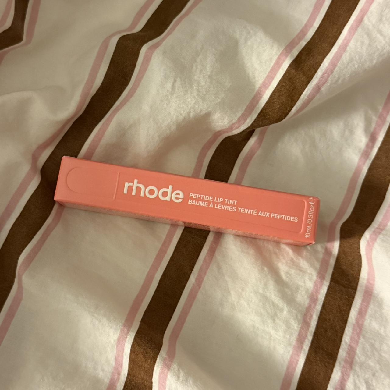 [Limited]Rhode Peptide Lip Tint Peach Pit Gloss 10ml... - Depop
