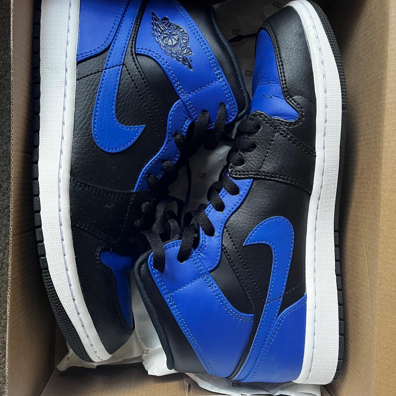 Jordan 1 Mid Hyper Royale Great condition no... - Depop