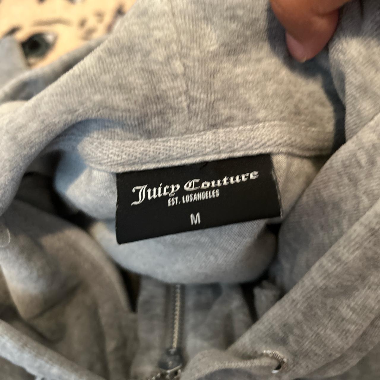 Juicy couture tracksuit in silver marl. Only worn... - Depop
