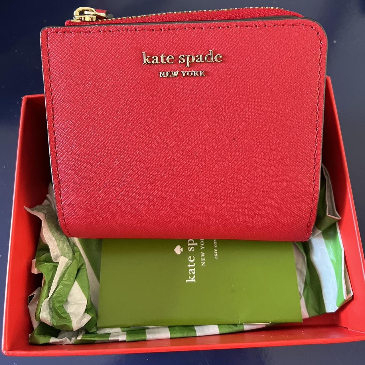Kate Spade New York red wallet purse. Never used... - Depop