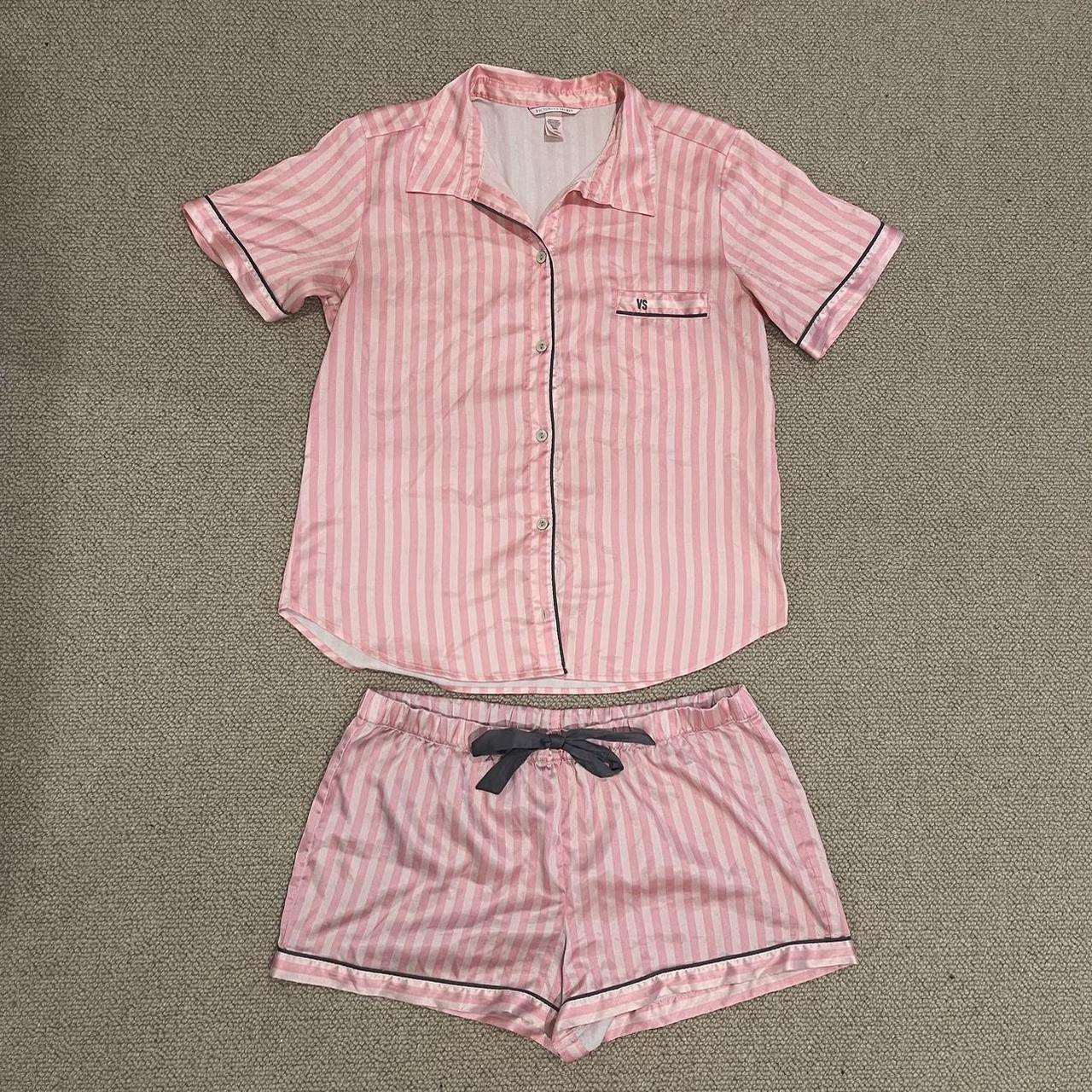 - iconic victoria’s secret silk pyjama set - 2... - Depop