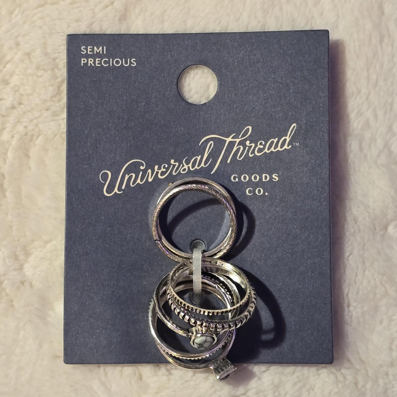 UNIVERSAL THREAD RINGS 8 pcs ring set #rings... - Depop